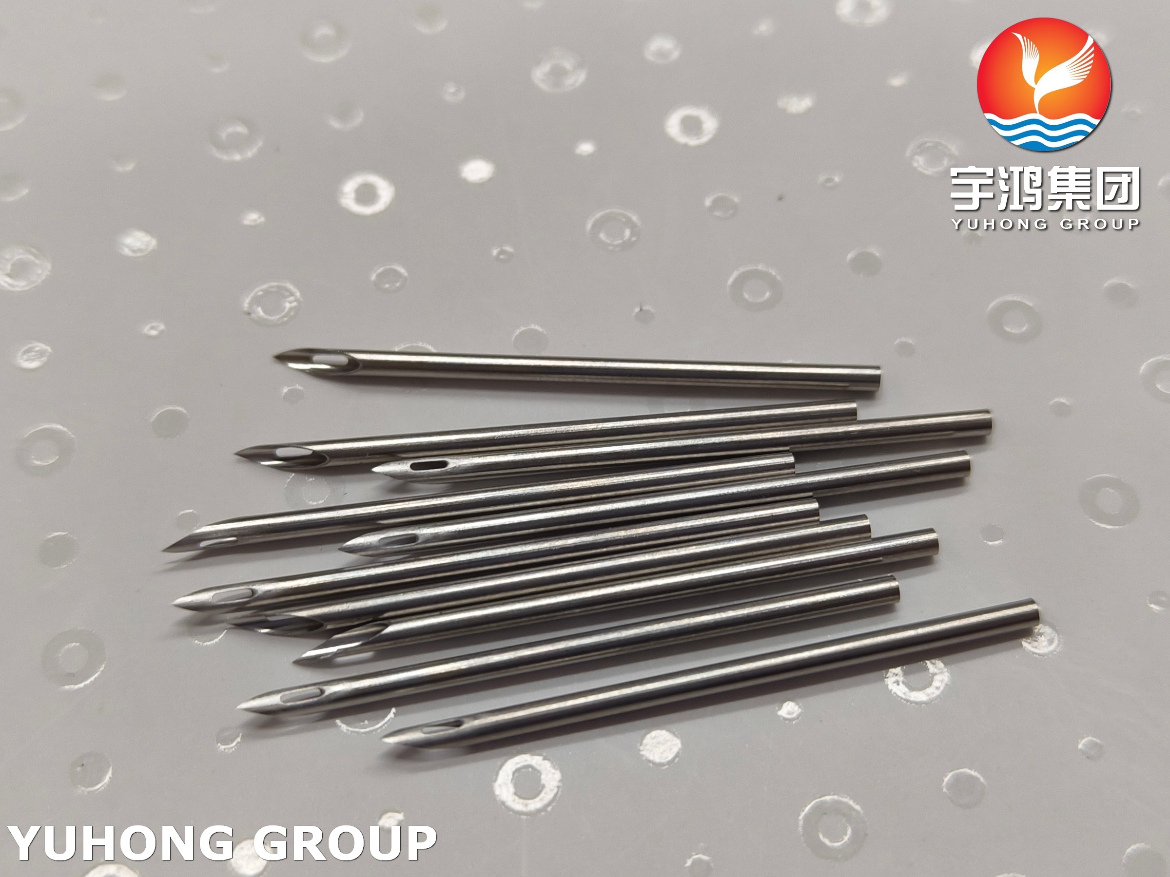 SUS304 Medical AV Fistula Needle Tube For Hemodialysis Therapy , Back ...