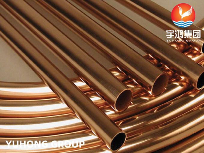 TP2 H62 H65 H68 H70 Copper Alloy Tube ASTM 135 ASTM B43 GB1527 GB/T 26290