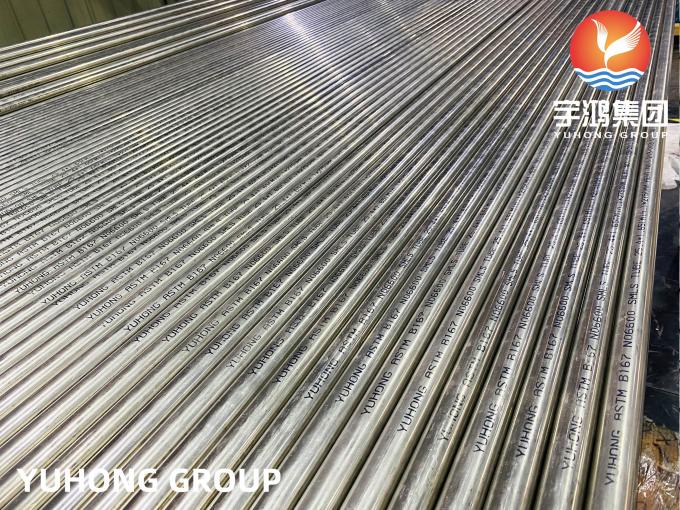 nuclear reactor Used Tube ASTM B167 Inconel 600 / UNS N06600 Seamless Type