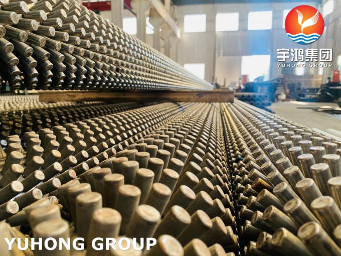 ASTM A312 TP316L Studded Finned Tube Stainless Steel Pipe With Studded Fin