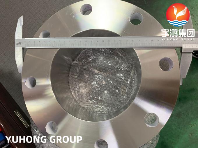 Duplex Steel Flange ASTM A182 F44 UNS S31254 Distillation Tower Application