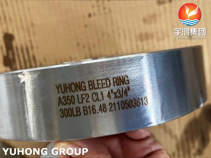A105 / SA105 Carbon Steel Bleed Ring , B16.5 / B16.48 , Common In Pumps ...