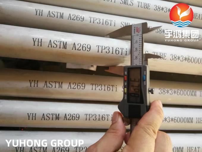 Stainless Steel Welded Tube ASTM A269 TP316Ti Petrochemical Heat ...