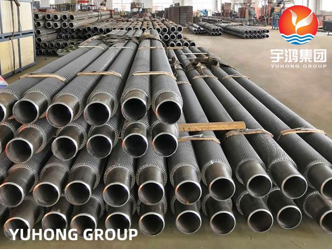 Welded Helical Serrated Fin Tubes HFW Fin Tube For Per Heating Application