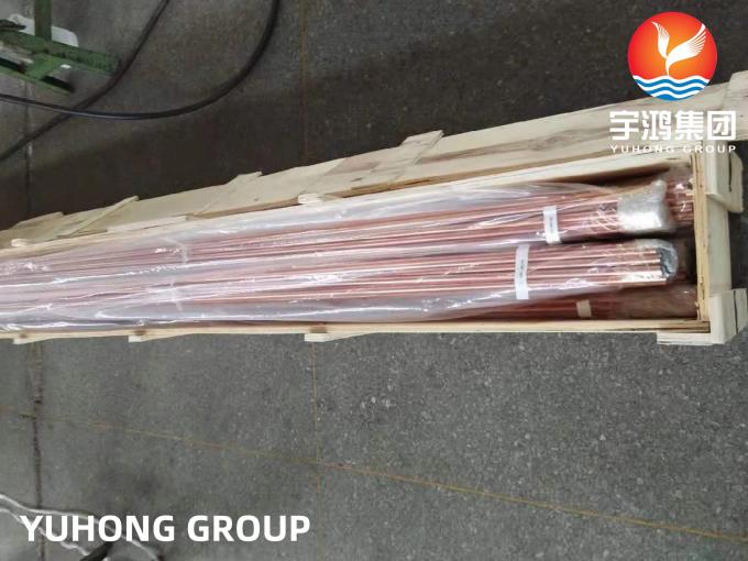 ASTM B111 UNS C12200 Copper Alloy Seamless Tube Heat Exchanger Tube