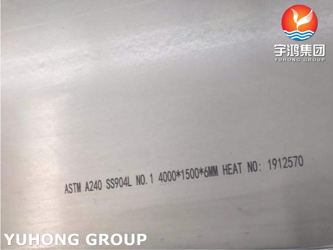 ASTM A240 904L N08904 Stainless Steel Plate Sheet