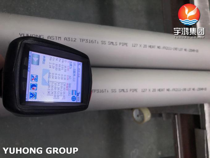 Stainless Steel ASTM A312 TP316Ti 1.4571 Thick Wall Seamless Pipe