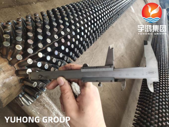 ASME SA335 P9 13Cr (SS 410), Studded Fin Tube, Pin Tube, Oil Furnace ...