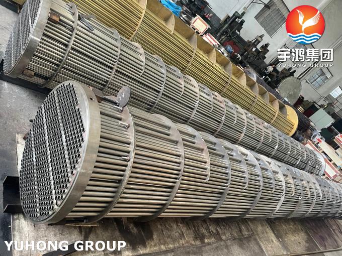 SS 316L Tube Bundles Tubular Heat exchanger great transfer corrosion ...