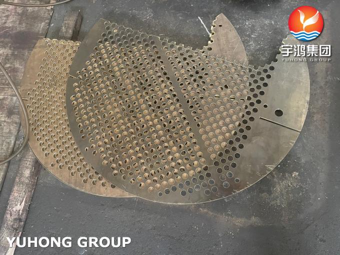 ASME SB171 C71500 Transverse baffle, longitudinal baffle, Impingement ...