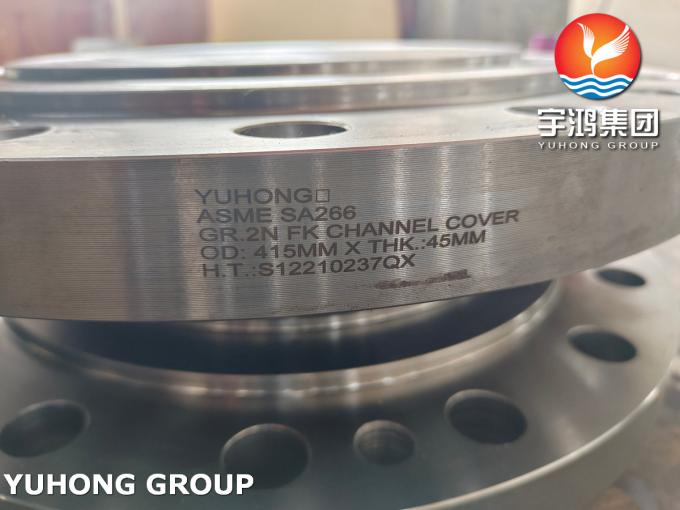 ASTM SA266 Gr2N Channel Cover Flange And Shell Side Flange Used In Heat ...