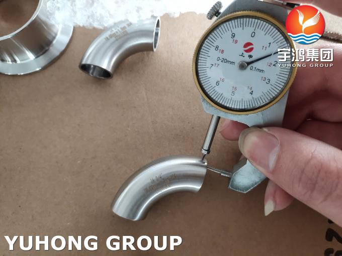 SMS Sanitary Pipe Fittings For Medical And Food Industries Stainless ...