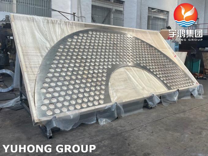 ASTM A240 / ASME SA240 SS304 / 1.4301 Stainless Steel Baffles For Heat ...