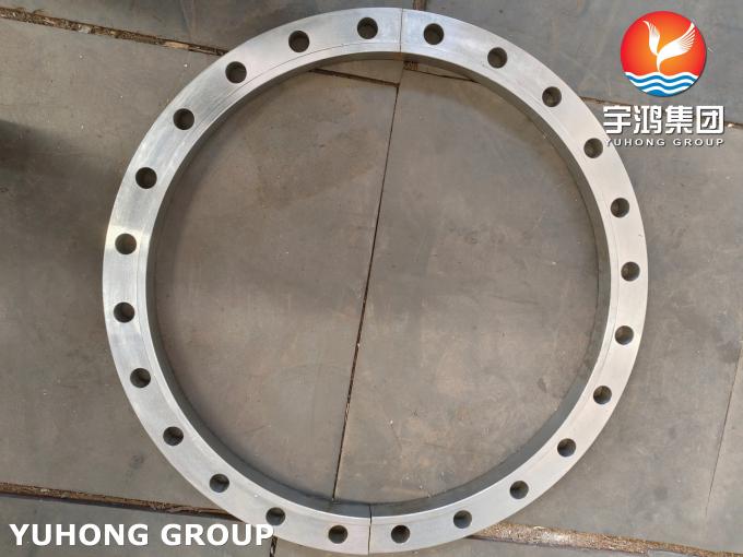Stainless Steel Baffle Plate Flanges Tubesheet Disc For Heat Exchanger